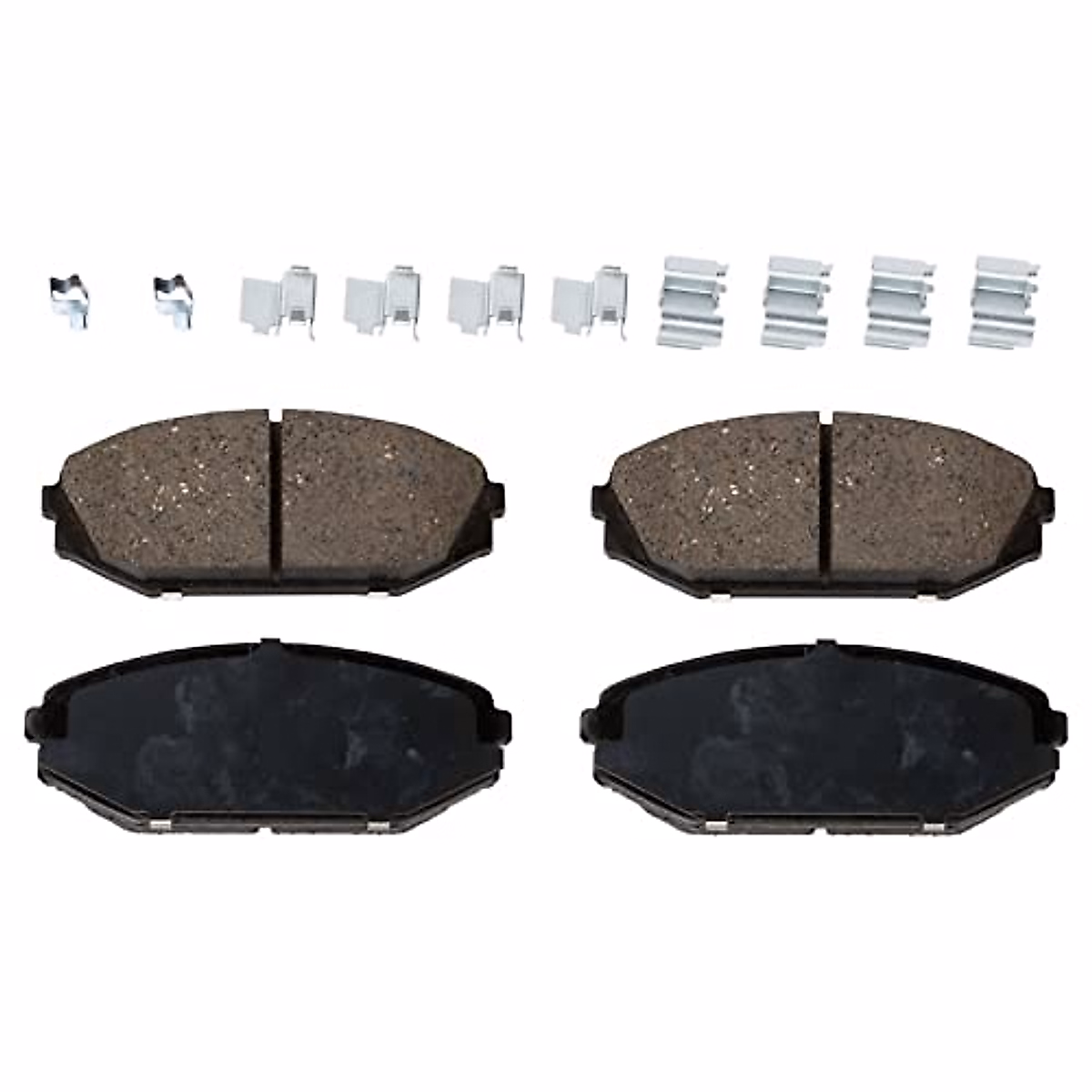 CHONGHAN Brake Rotor Brake Pad Kit Fits Front Solid 2 Wheel Set AWD (Cast Iron)