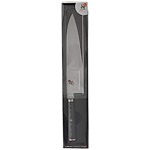 Miyabi Kaizen Chef's Knife, Medium, Black with Red Accent