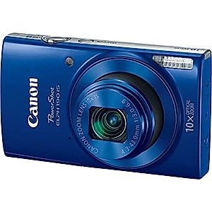 Canon PowerShot ELPH 190 IS Digital Camera (Blue) with 10x Optical Zoom and Built-In Wi-Fi