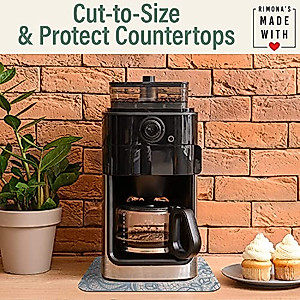 RIMONA'S Thermo Heat Resistant Table Runner and Trivet for Hot Dishes - Waterproof Hot Plates to Protect Table and Countertop - Kitchen & Dining 350F Heat Protector 40" - The Everyday Jute Lace