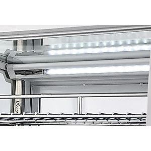 KoolMore CDC-250-WH 48 in. Self-Service Countertop Bakery Display Refrigerator in White