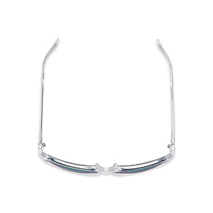 Foster Grant Sun Luv Be Unique Square Sunglasses, Crystal, 56mm, (10261640)