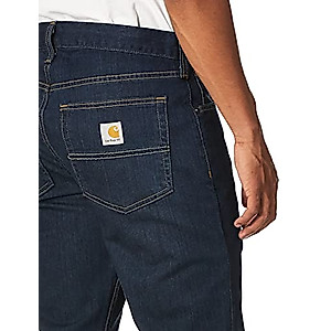 Carhartt Men's Rugged Flex Straight Fit 5-Pocket Tapered Jean, Erie, 32W X 32L