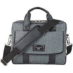 Laptop Messenger Shoulder Bag for Surface Pro 9 8 13", Pro X 13", Laptop 4, 3 13.5", Go 2 12.5"