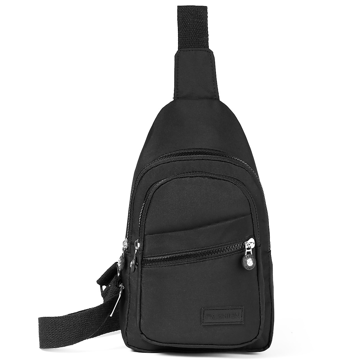 Small Sling Backpack Cross Body Bag for Women, Sling Bag Fanny Pack Crossbody Bags for Outdoors Hiking Traveling - Black