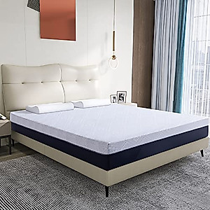 Opoiar Full Size Mattress, 10 inch Medium Firm Memory Foam Mattress of,Bamboo Charcoal Gel Infusion Full Bed Mattress in a Box for Sleep Cooler & Pressure Relief,Made in USA,CertiPUR-US Certified