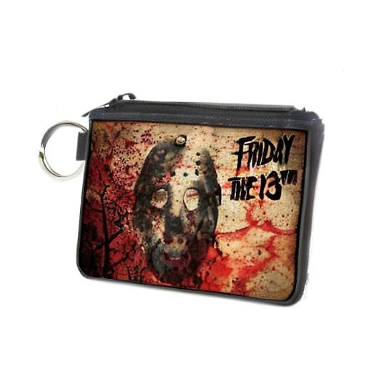 Buckle-Down womens Buckle-down Zip Friday the 13th Jason Small Wallet, Friday Jason, 6.5 x 3.5 US