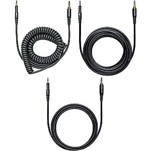 Audio-Technica ATH-M50x Professional Studio Monitor Headphones Bundle with Yeti USB Microphone