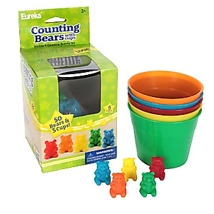 50 Counting Bears with 5 Cups