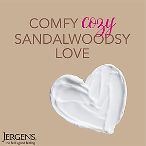 Jergens Sandalwood Body Butter Lotion, Moisturizer Infused with Sandalwood Essential Oil, For All Skin Types, 7 Oz