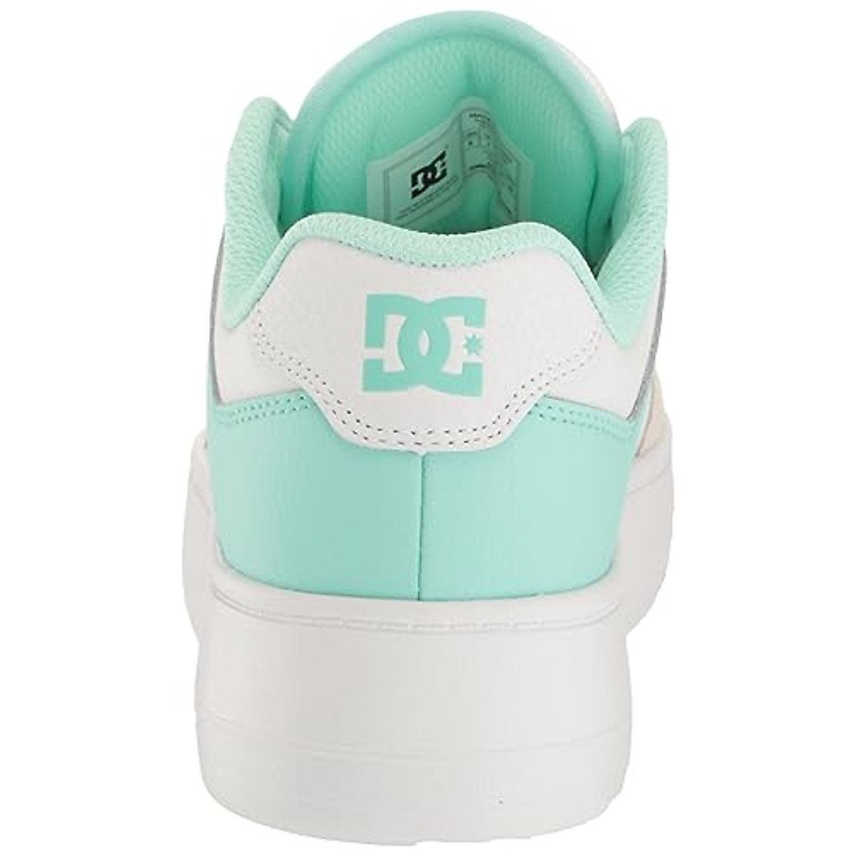 DC Women's Manteca 4 Platform Low Skate Shoe, Mint, 8.5