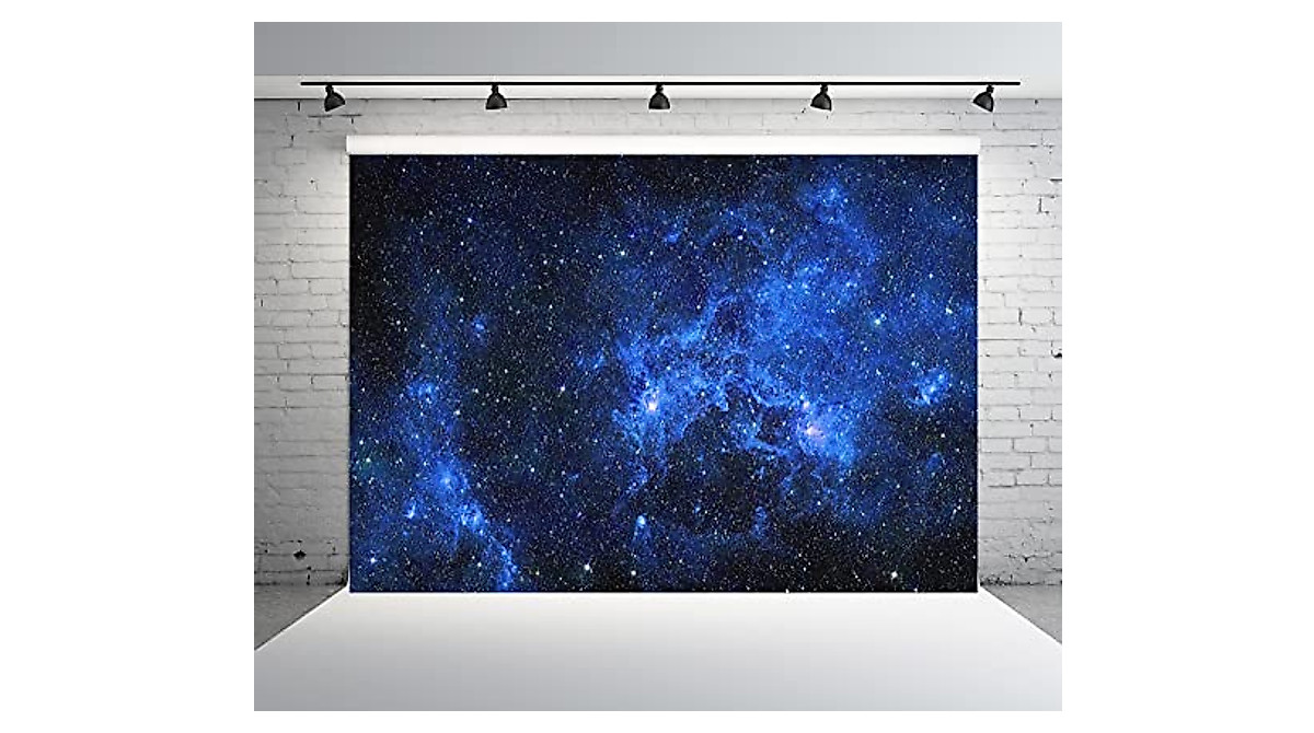 BELECO Galaxy Stars Backdrop 7x5ft for Space Party and Photography