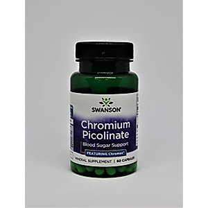 Swanson Chromium Picolinate 200 mcg 60 Capsules (2 Pack)