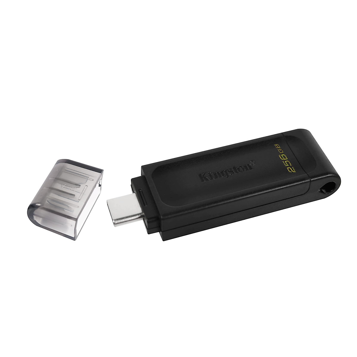 Kingston DataTraveler 70 256GB USB-C Flash Drive | USB 3.2 Gen 1 | DT70/256GB, Black