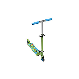 PlayWheels Teenage Mutant Ninja Turtles 2-Wheel Aluminum Folding Scooter, Green