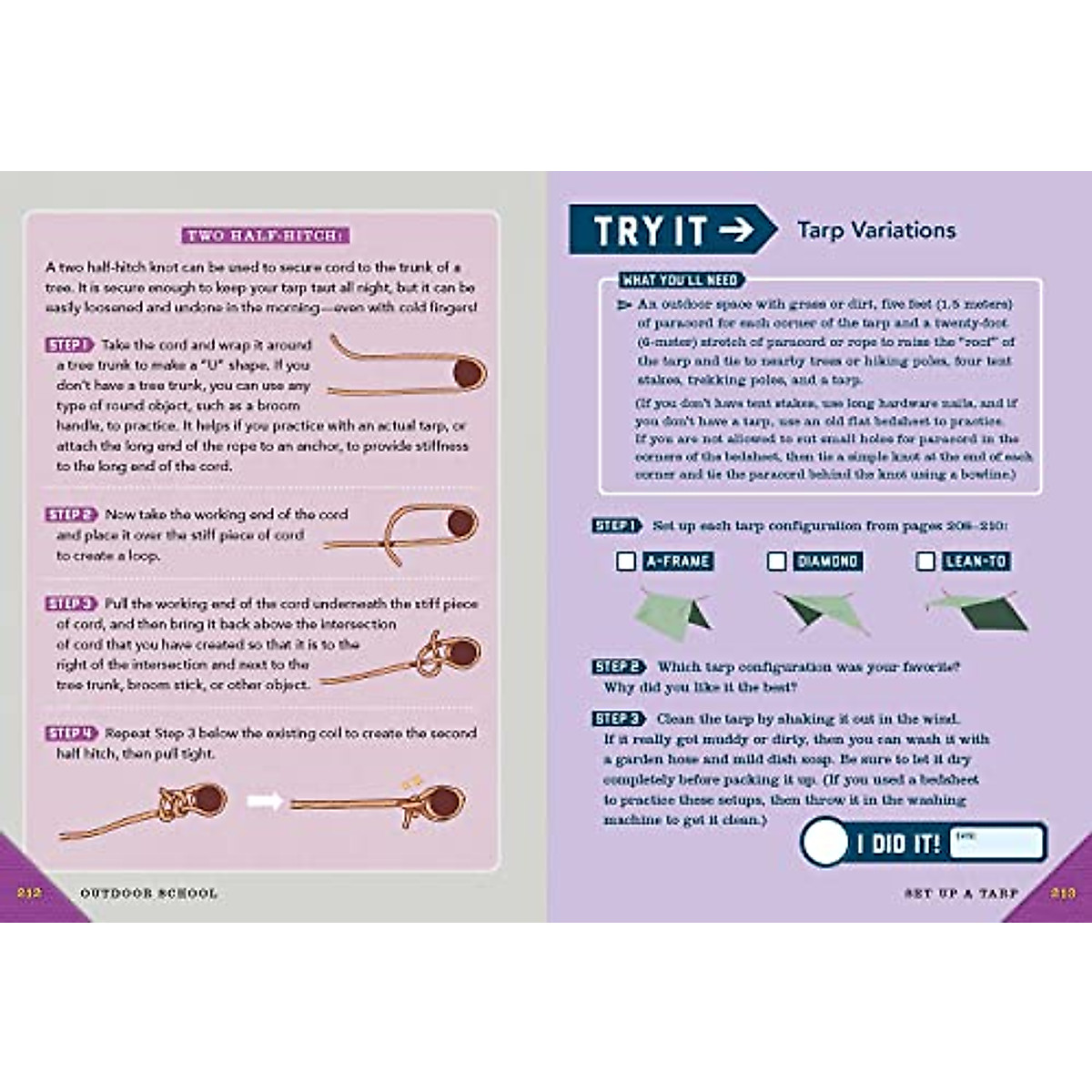 Outdoor School: Hiking and Camping: The Definitive Interactive Nature Guide