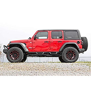 Rough Country XL2 Drop Steps for 2018-2022 Jeep Wrangler JL | 4-Door - 90769A