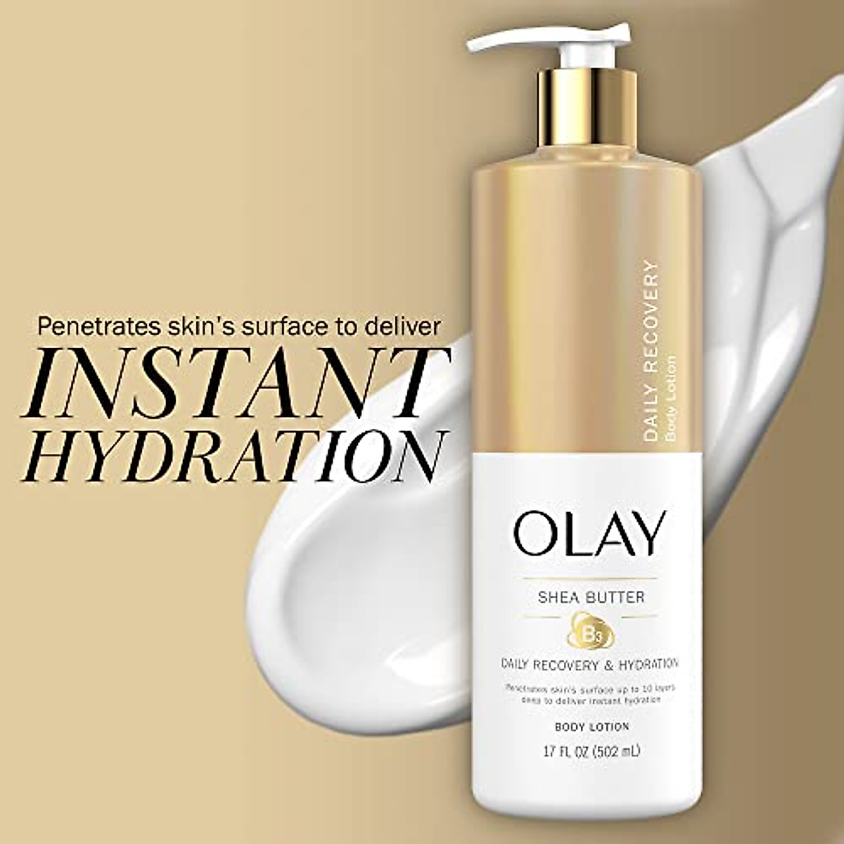 Olay Daily Recovery and Hydration Body Lotion 17oz (Pack of 4)