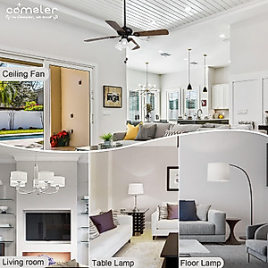 comzler 6W A15 LED Bulb Daylight 60 Watt Equivalent, E26 Medium Screw Base Small Light Bulb Cool White 5000K, Home Lighting Decorative Ceiling Fan Light Bulbs Non-Dimmable(Pack of 6) …