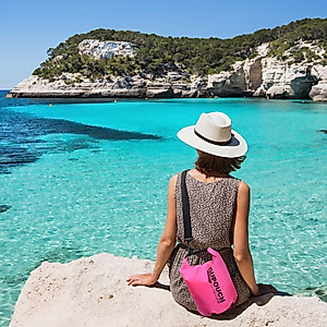 Nupouch Waterproof Dry Bag for Camping, Beach, Kayaking, Boating & outdoor Activities, 5 L, Light Blue