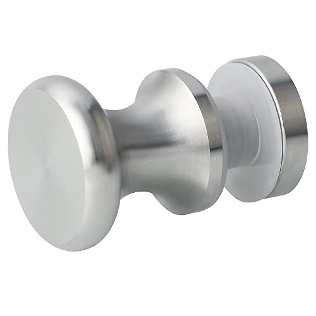 Alise Shower Glass Door Handle,Sliding Shower Doors Knob,Single Side Pull Hardware Replacement Parts,Solid SUS304 Stainless Steel Knobs,Brushed Nickel XLS200DB-LS