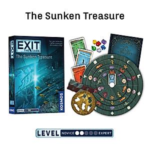EXIT: The Game 4-Pack Escape Room Bundle | Season 3 | Dead Man on the Orient Express | Sinister Mansion | Sunken Treasure | Mysterious Museum | Family-Friendly, Cooperative Game | 1 to 4 Players