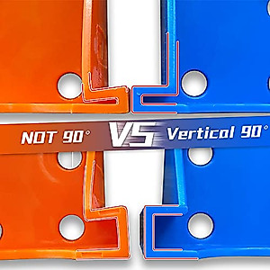 NAACOO Flooring Spacers, 1/4'' Gap & 1/2'' Gap, (20 Pack) Laminate Wood Flooring Tools - Compatible Install Any Laminate Flooring, Vinyl Plank, Engineered Hardwood, Bamboo, LVT, Subfloor Panels.