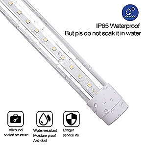JCBritw Desktop LED Grow Light Bar T8 2ft Plant Growing Lamp on Stand for Indoor Plants White Full Spectrum Adjustable Tabletop Plant Light for Seed Starting, Seedlings, Veg, Flower