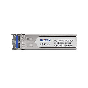 2pcs Industrial SFP Module 1.25Gb/s 20km Fiber Transceiver Duplex LC 1310nm Single-Mode DDM