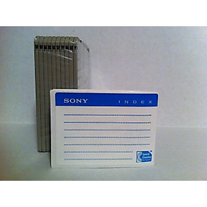 1995 Sony Electronics, Inc. Sony Micro Floppy Disk/double Sided 10mfd-2hdcf 10 Pack Blister Box Package---capacity IBM Formatted 1.44 Mb 10 Pack---specifications Trackes Per Inch 135 Tpi, Number of Tracks-80/side Double Side/high Density---compatibility I