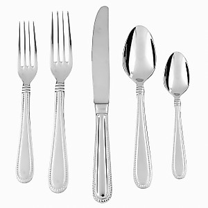Fortessa Caviar 18/10 Stainless Steel Flatware Serving Fork, 9-Inch
