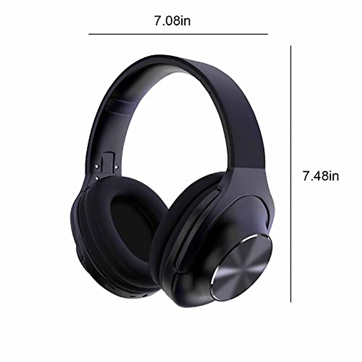 Over-Ear Bluetooth Headphones, Wired and Wireless Dual-Mode, Hi-Res Audio, Deep Bass, Noise Cancelling, Memory Foam Ear Cups, for Computer Game Music Sports Headphones