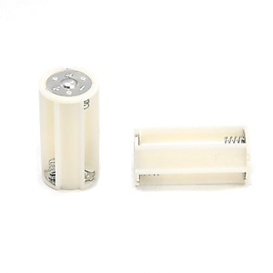 MY MIRONEY 3 AA to 1 D Size Battery Convertor Adapter Holder 4.5V Battery Holder Case Box Pack of 6