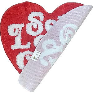 LUXAPE Self Love Club Rug - Tufted Hypebeast Rug - Handmade & Premium - 25in (65cm) - Bedroom Bathroom Kids Nursery Home Office - Girls Don't Cry Rug - Hypebeast Room Decor - Luxape Rug