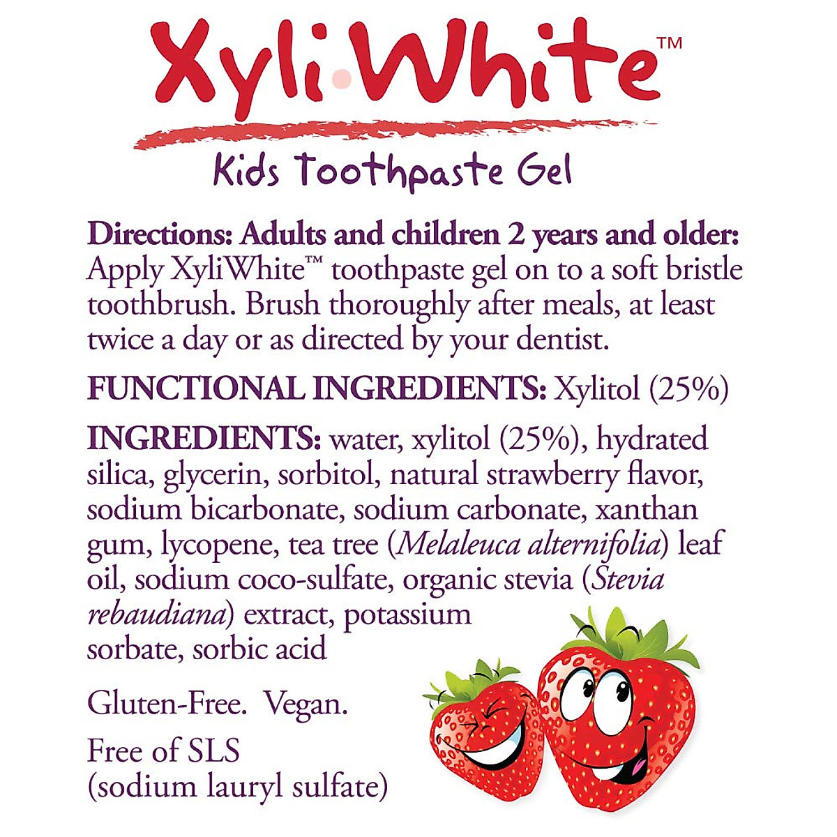 NOW Solutions, Xyliwhite™ Toothpaste Gel for Kids, Strawberry Splash Flavor, Kid Approved! 3-Ounce, packaging may vary