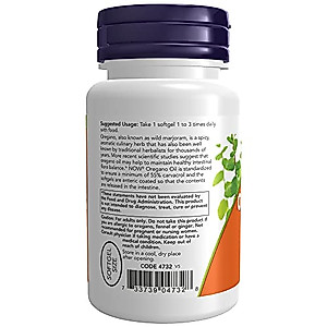 NOW Supplements, Oregano Oil with Ginger and Fennel Oil, Enteric Coated, 90 Softgels