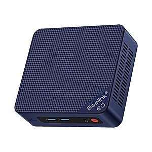 Beelink Mini PC Intel 12th EQ12 Triple Displays HDMI x2 +Typr-C, Dual 2.5Gbps Net-Ports Mini Computers, 16GB Sigle DDR5 RAM, PCIe x1 500GB M.2 2280 SSD, Wi-Fi6, BT5.2, OpenWrt
