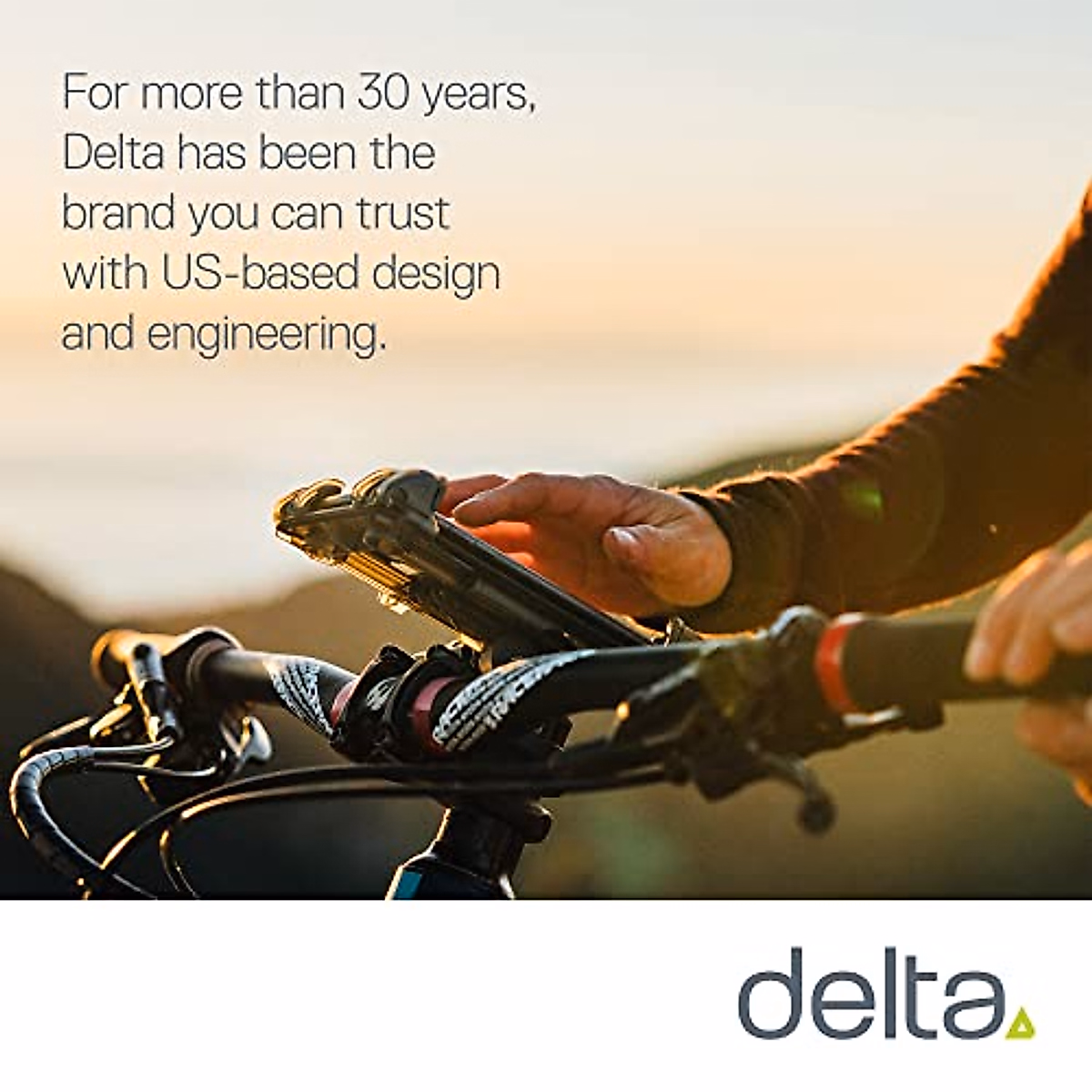 Hefty Bike Phone Mount by Delta Cycle - Premium Universal Bicycle Smartphone Holder Adjusts to Any Handlebar & Fits Any Phone or iPhones - Easily Accessible On The Go - Hands-Free Access