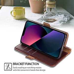 Fansipro Phone Cover Wallet Folio Case for LG V20, Premium PU Leather Slim Fit Cover for LG V20, 3 Card Slots, Well Fit, Brown