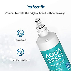 AQUACREST F-1000 Undersink Water Filter, Model No.WF03-F1, Replacement for F-1000 and AquaPure AP Easy C-Complete