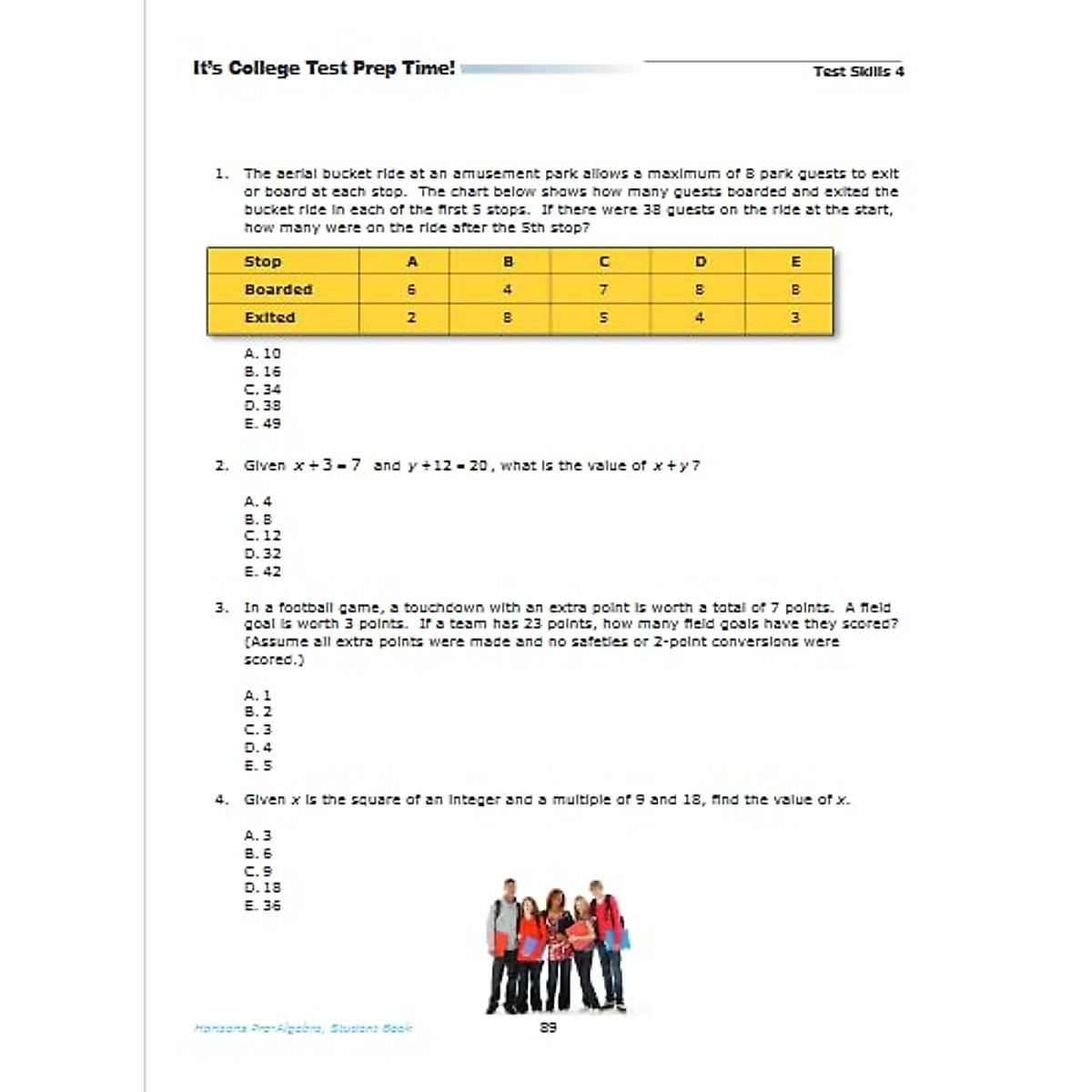Alpha Omega Publications JMS071 Horizons Pre-Algebra Student Book