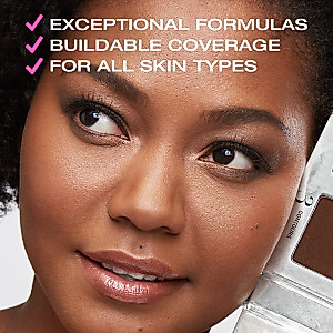 Woosh Beauty, Fold Out Face Palette w/Secret Brush, Travel All in One Neutral Cream & Powder Kit, 4 in 1 Nested Makeup Brush (#3 Medium)