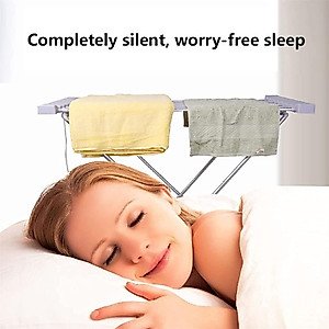 VEraiz 120W Electric Wet Laundry Drying Rack, Folding Electric Dryer, Indoor Stand Heated Clothes Rail for Socks Pants Shirts Underwear