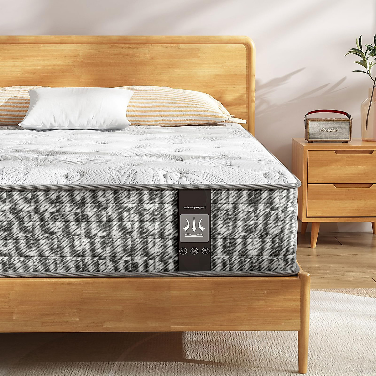 JYYA88BB Twin XL Size Mattress in a Box 12in Twin XL Mattress Medium Firm Memory Foam Mattress Colchones Twin XL Individually Box Spring Single Mattress Daybed Mattress,CertiPUR-US Certified