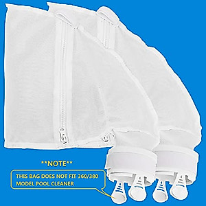 Lydia's Deal Pool Cleaner All Purpose Bag K16 K13 Replacement Fits for Polaris 280, 480 Pool Cleaner with Zippered (2 Pack)