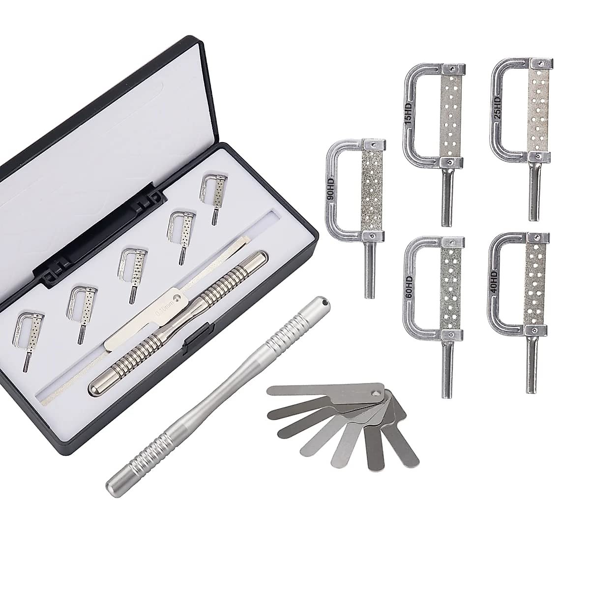 Orthodontic Interproximal Enamel Reduction Automatic Strip 15 to 90 HD Interproximal Enamel Reduction Handle IPR