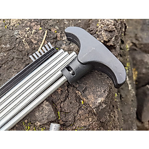 Pistol Cleaning Kit for Handguns, Rifles, & Shotguns - Comprehensive Maintenance for .22 .357 .38 9mm .45 - Compact Deluxe Clamshell Case with Bore Brushes & Jag Tools - Ultimate Firearms Protection