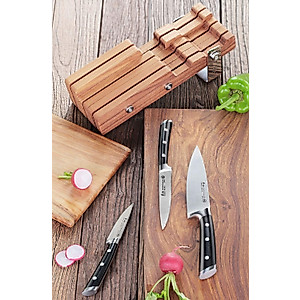 Cangshan S Series 61864 German Steel Forged 4-Piece Starter Knife Block Set