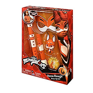 Miraculous: Tales Of Ladybug And Cat Noir Rena Rouge Role Play Set Rena Rouge Costume Kids Fancy Dress Set Mask And Accessories Ladybug Superhero Costumes For Girls And Boys