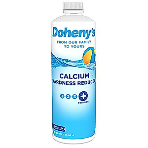 Doheny's Calcium Reducer | Quickly & Safely Reduce Calcium Hardness Levels in Your Pool | Contains Phosphoric Acid Derivatives | Prevent Scaling, Staining & Corrosion | 1 QT